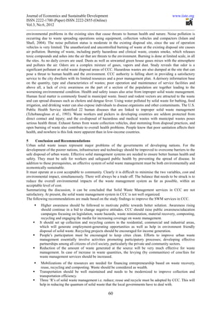 Urban solid waste management a study on comilla city corporation | PDF