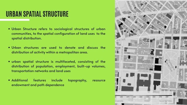 Urban Spatial Structure Ppt