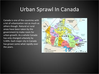 Urban Sprawl Canada | PPT