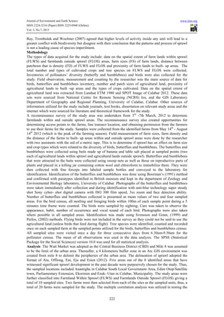 Urban sprawl effects on biodiversity in peripheral agricultural lands ...