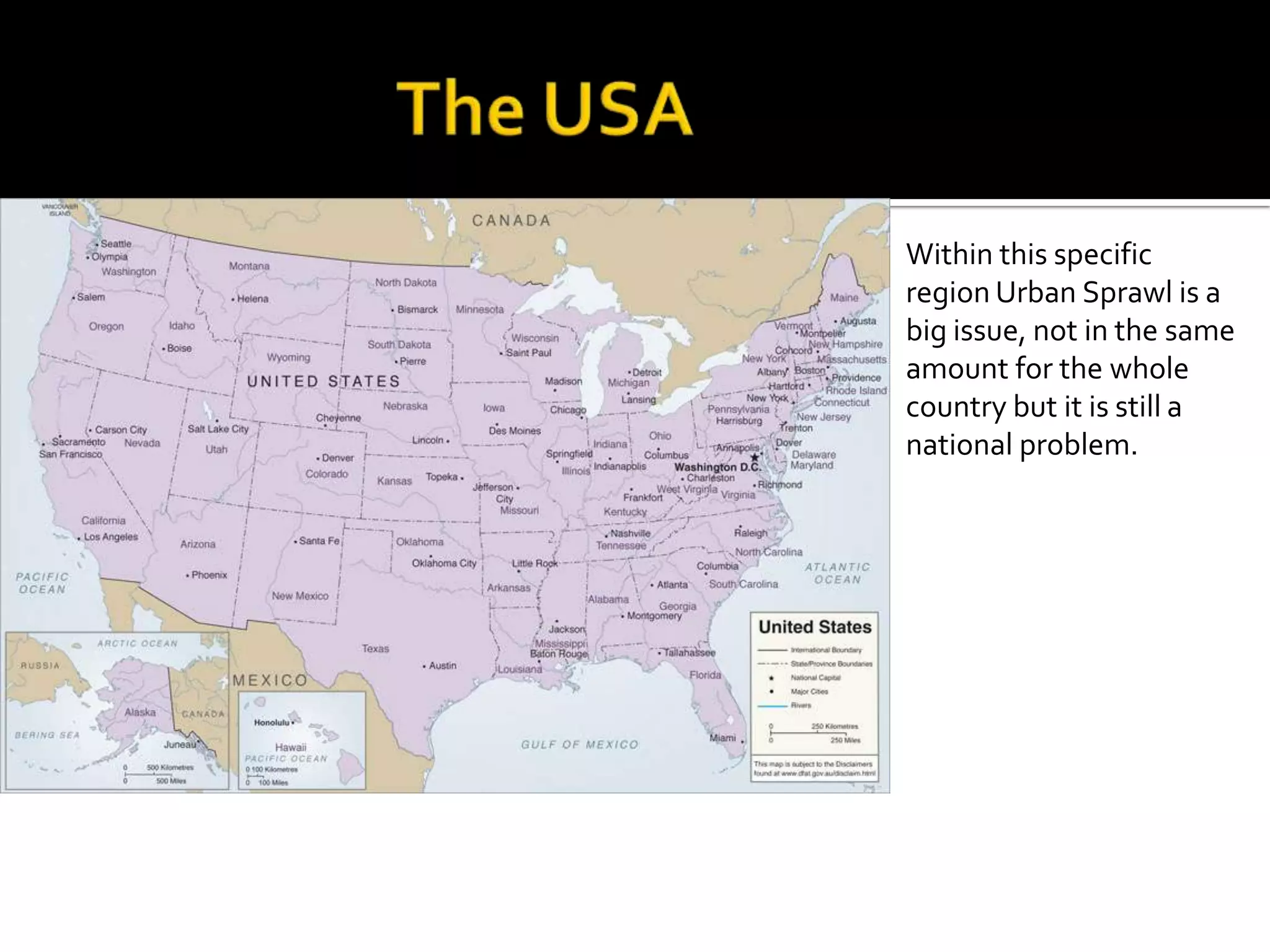 Urban Sprawl In America | PPTX