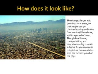 Urban Sprawl In America | PPTX