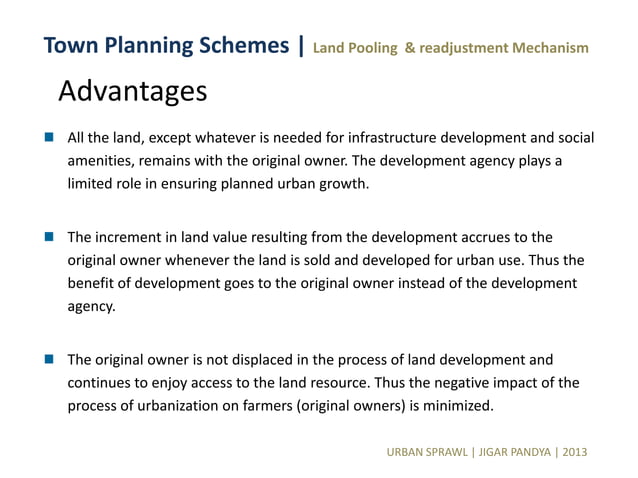Urban sprawl in india and smart growth model | PPTX | Land and Farms ...