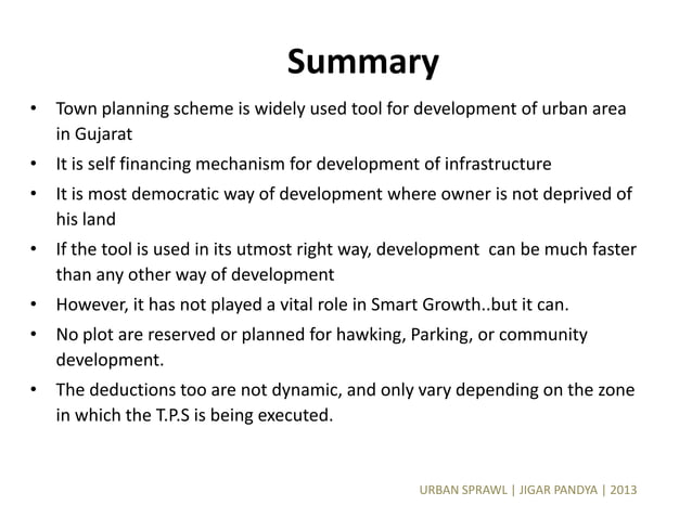 Urban sprawl in india and smart growth model | PPTX | Land and Farms ...