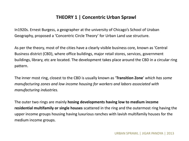 Urban sprawl in india and smart growth model | PPTX | Land and Farms ...