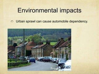 Urban sprawl presentation- Danyal Adnan K | PPTX