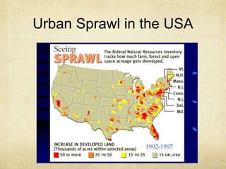 Urban sprawl presentation- Danyal Adnan K | PPTX