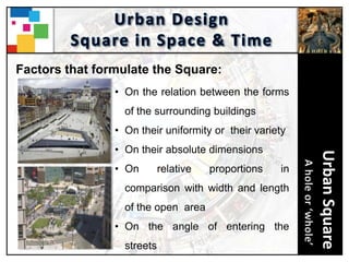 Urban square | PPTX