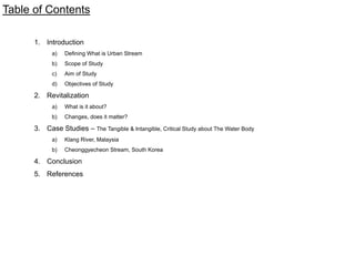 Urban stream study | PPTX