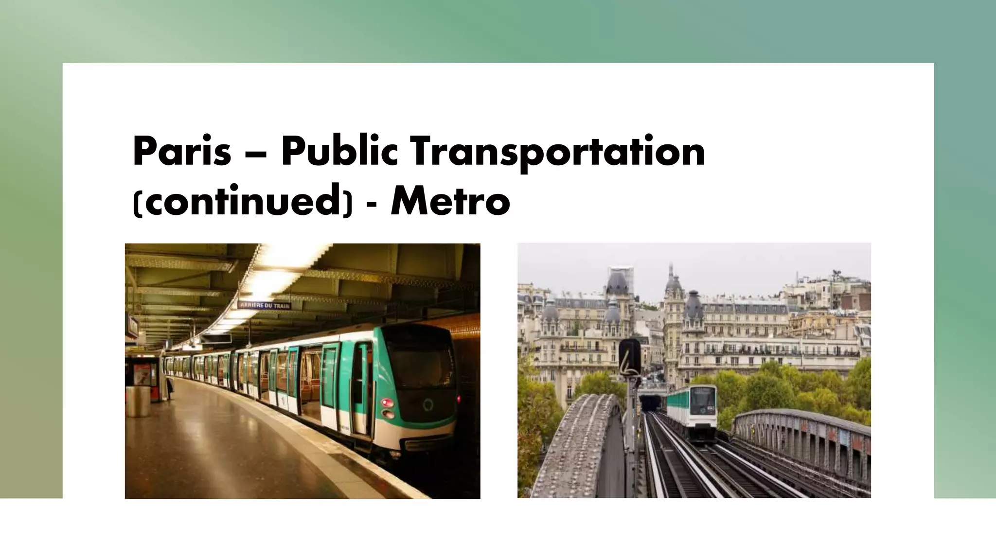 Urban structure of Paris (Case Study) | PPTX