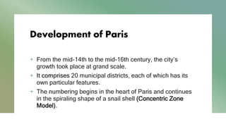 Urban structure of Paris (Case Study) | PPTX