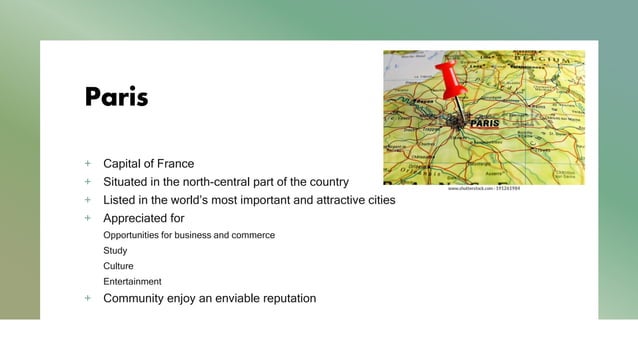 Urban structure of Paris (Case Study) | PPTX