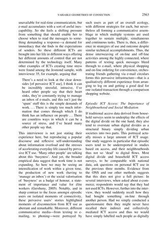 Crang, Michael, Tracey Crosbie, and Stephen Graham. "Variable ...