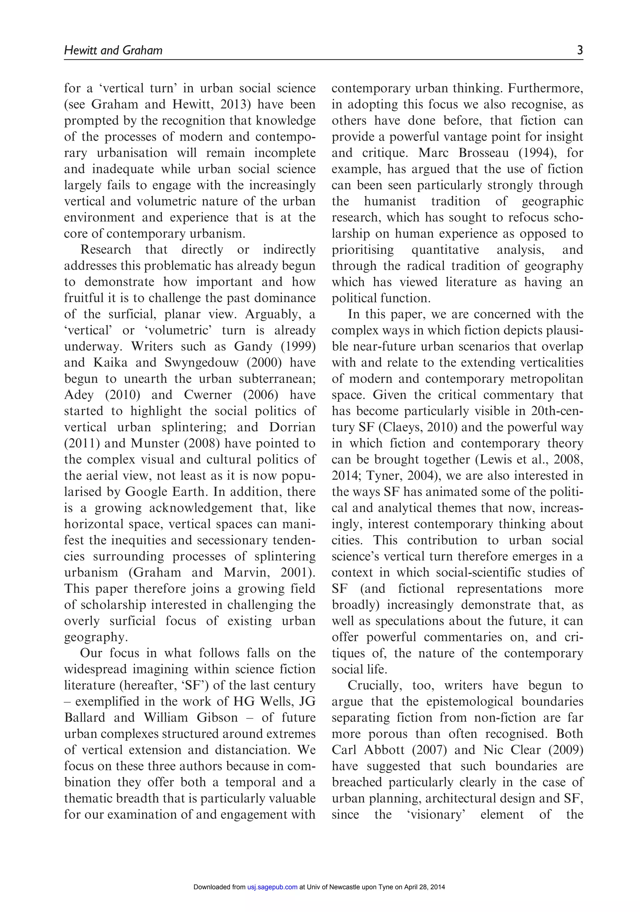 Vertical cities: Representations of urban verticality in 20th-century ...