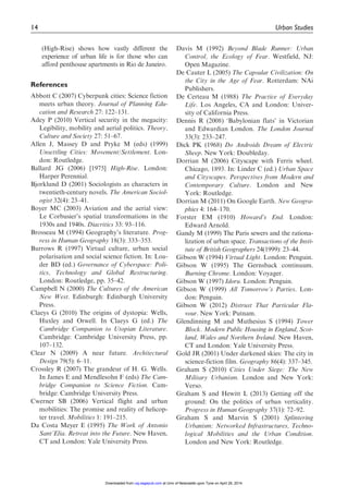 Vertical cities: Representations of urban verticality in 20th-century ...