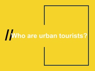 Urban tourism | PPTX