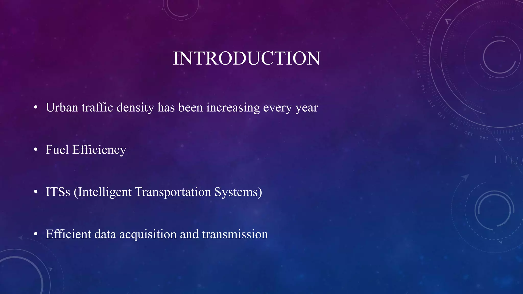 A Novel Wireless Sensor Network Frame For Urban Transportation Ppt 