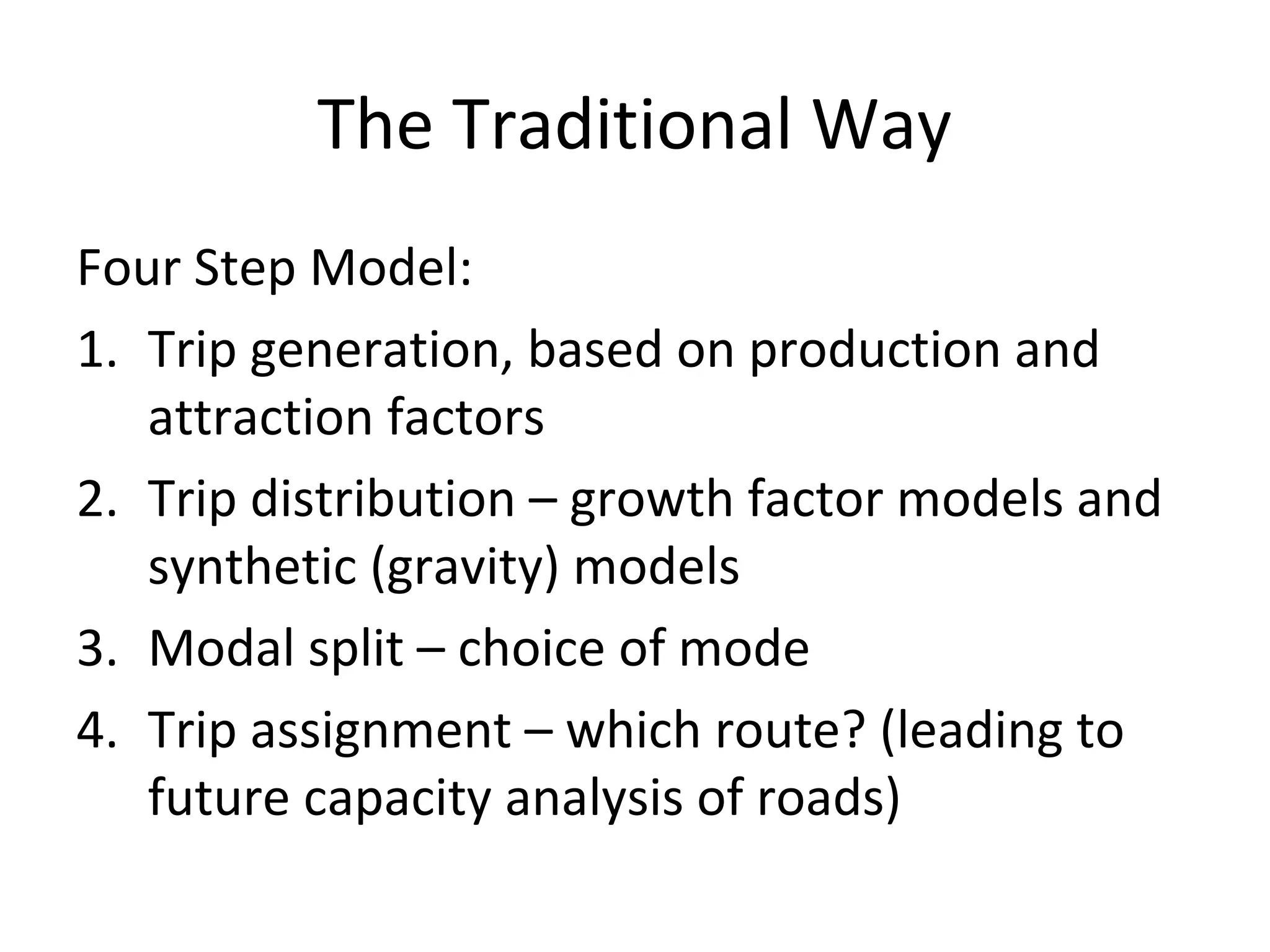 Urban transportation planning | PPT