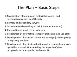 Urban transportation planning | PPT