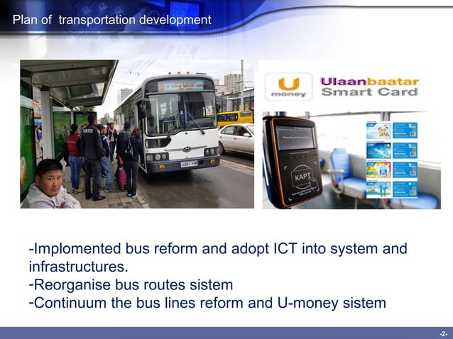 [Urban transportation policy program] action plan ulaanbataar | PPT ...
