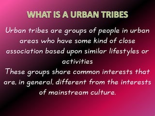 Urban tribes | PDF