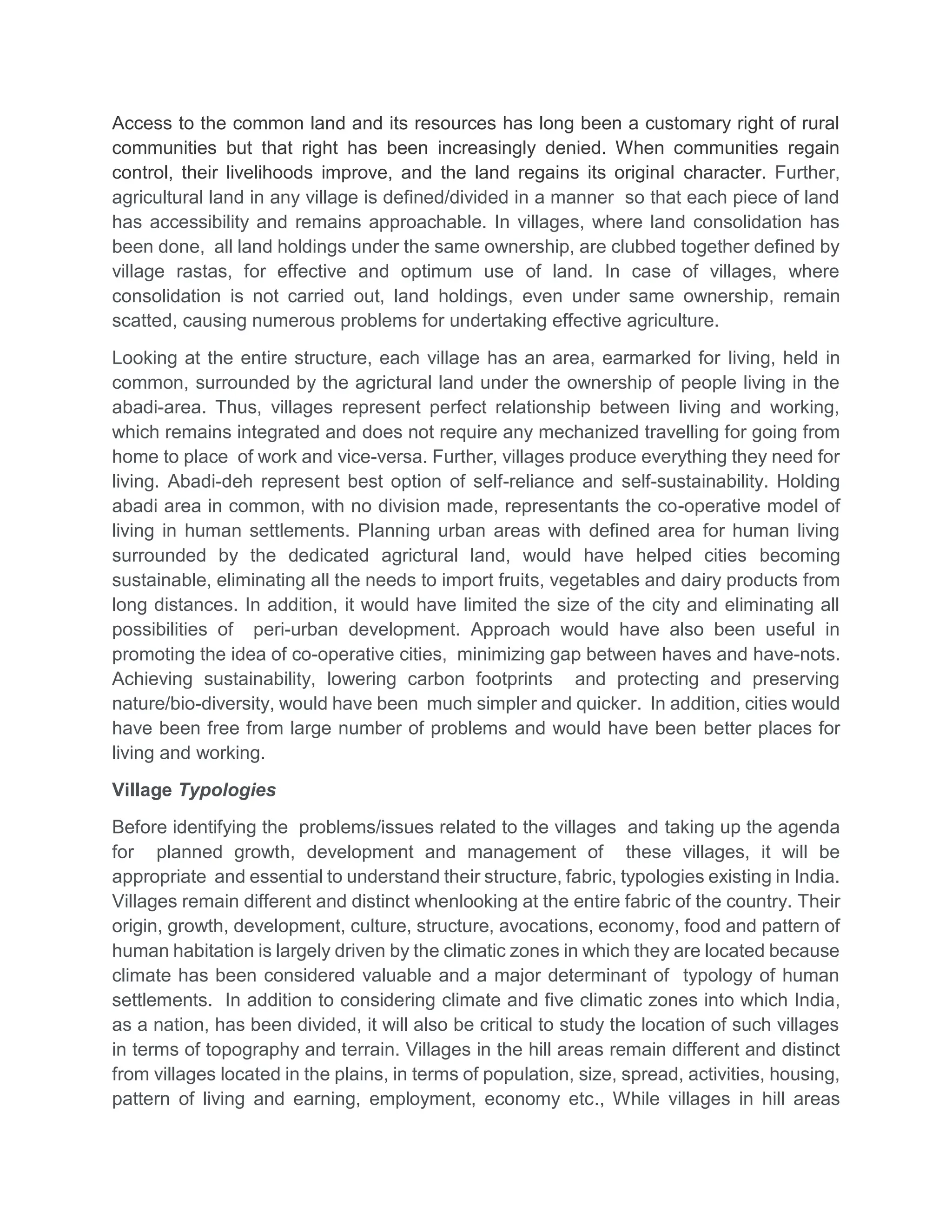 Urban Villages- | DOCX
