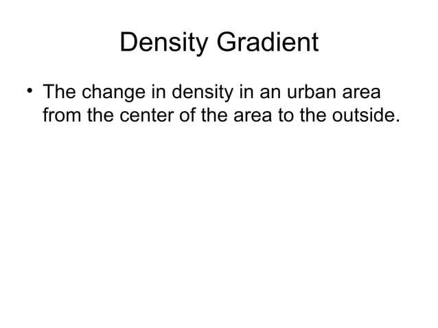 Urban vocabulary | PPT