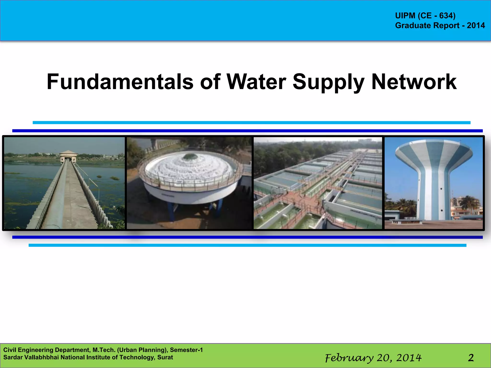 Urban water infrastructure | PPTX