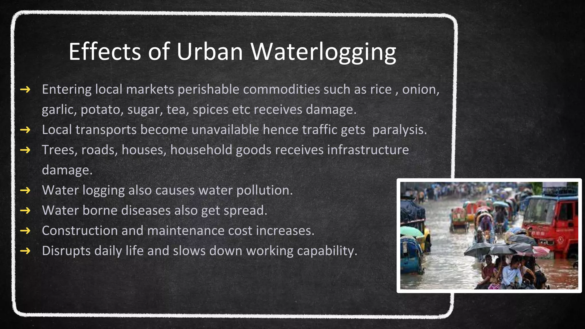 Waterlogging in Urban Areas | PPTX
