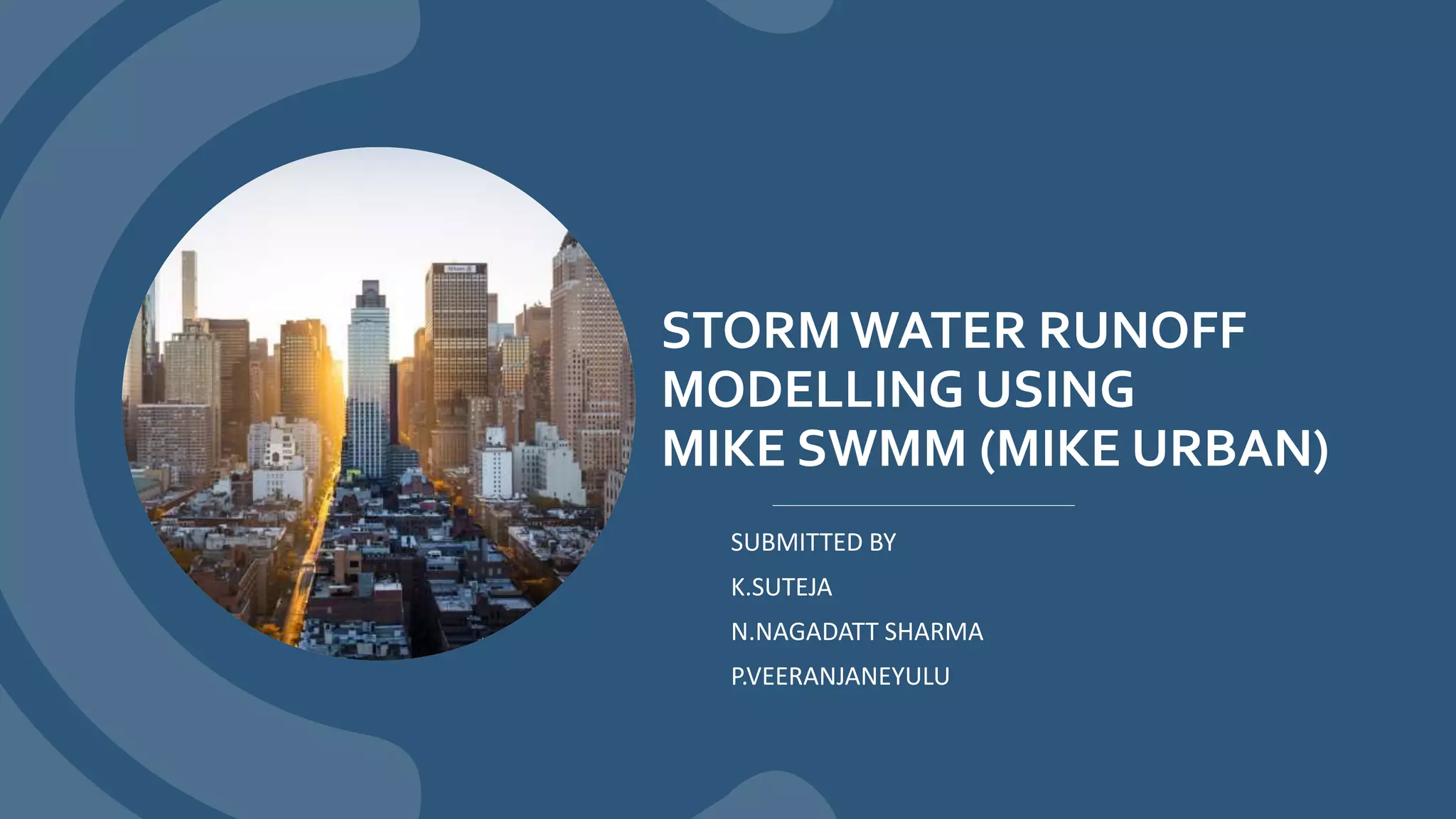 Urban Stormwater modeling using MIKE URBAN | PPTX