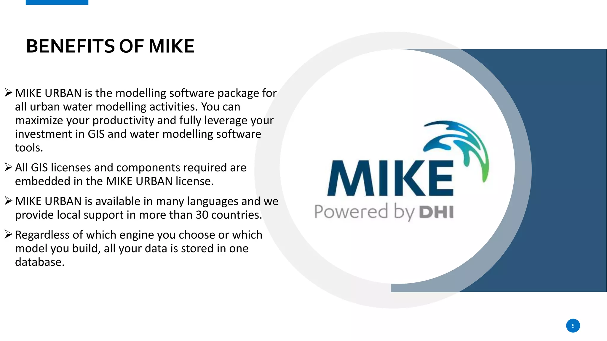 Urban Stormwater modeling using MIKE URBAN | PPTX