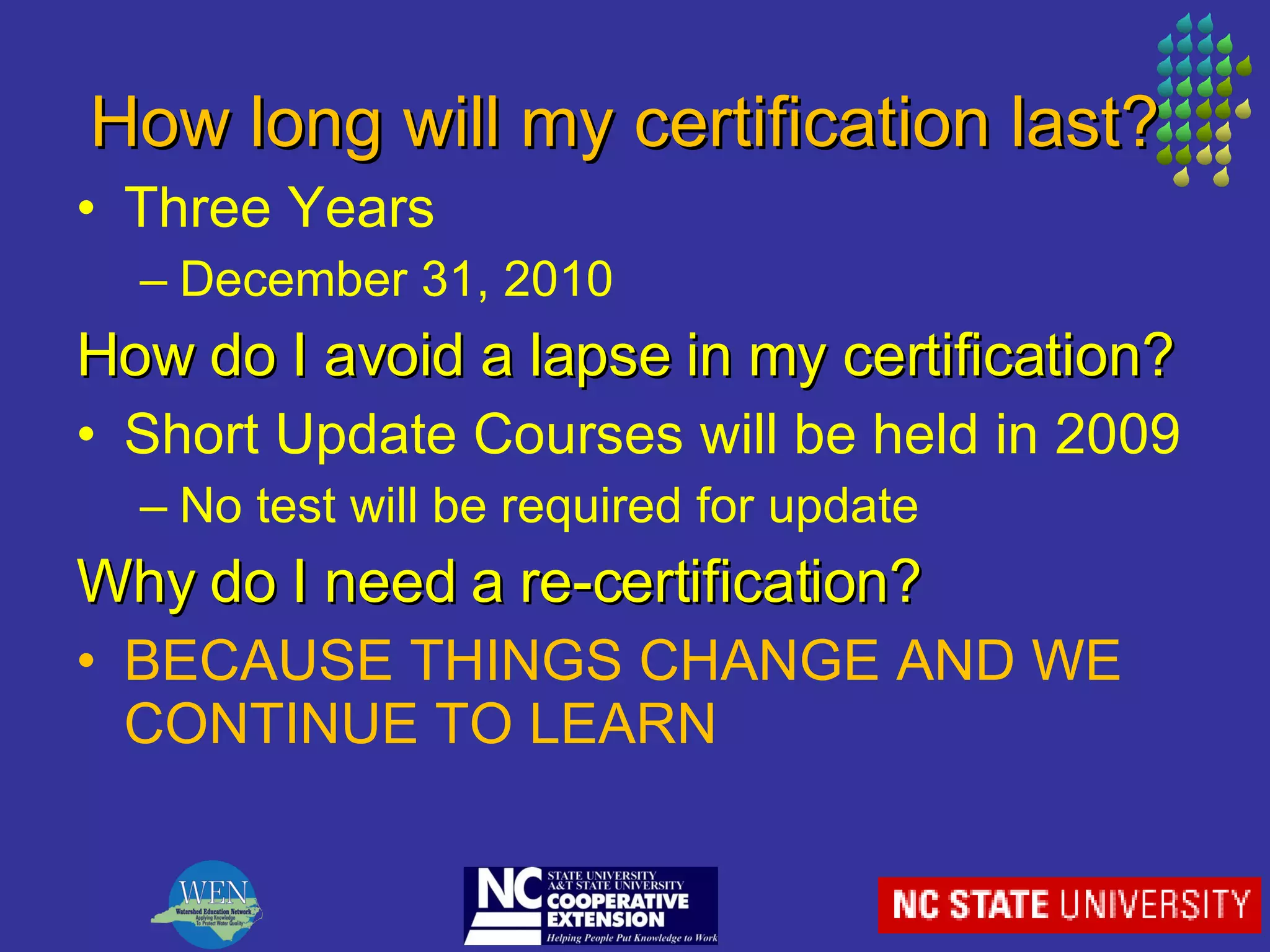 BMP Inspection and Maintenance Training in North Carolina | PPT