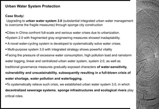 Urban water system protection and agriculture | PPTX