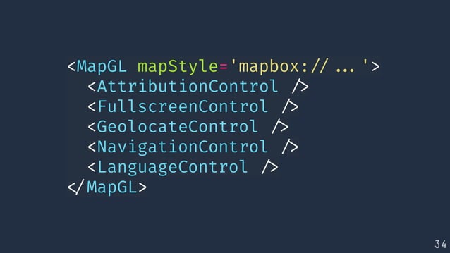 Declarative maps with React and Mapbox GL JS | PPT