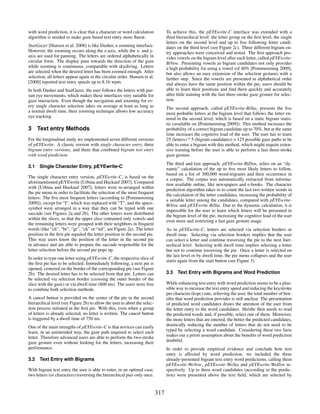 Urbina Alternatives To Single Character Entry And Dwell Time Selection ...