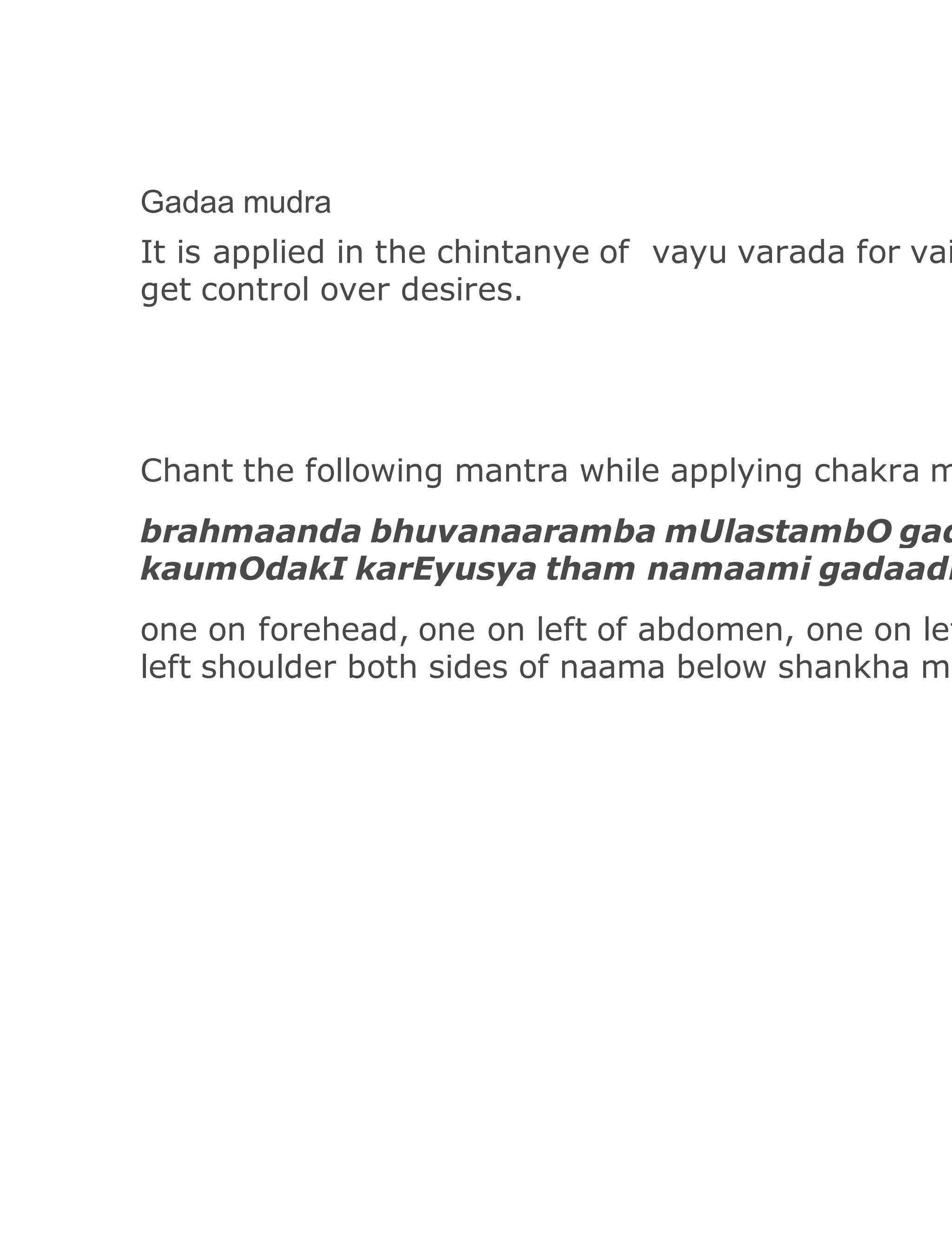 Urdhav pundra and mudra | DOCX