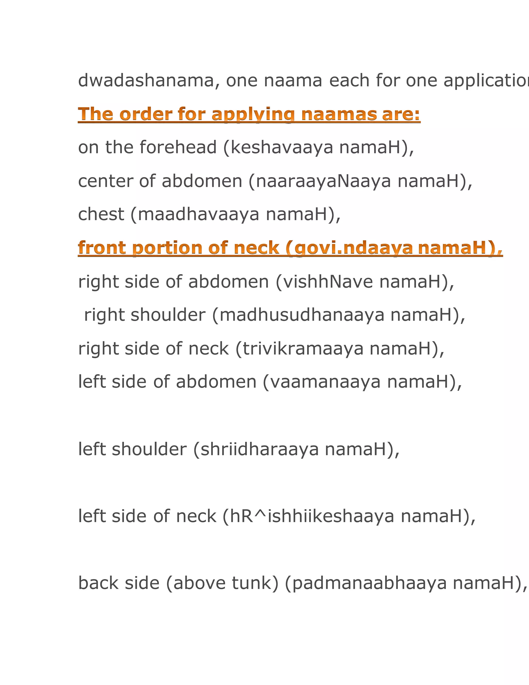 Urdhav pundra and mudra | DOCX