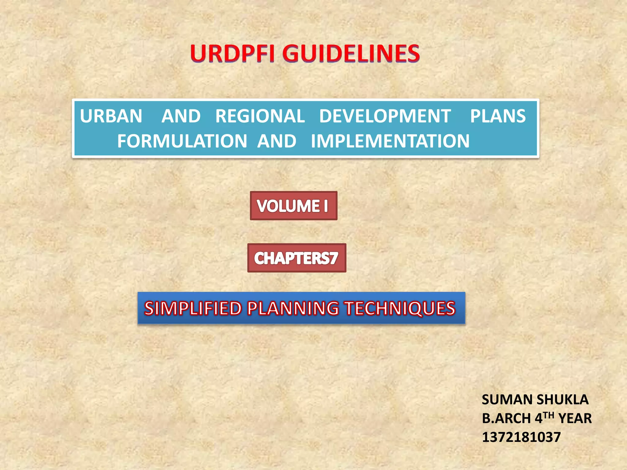 Urdpfi chapter 7 | PPTX
