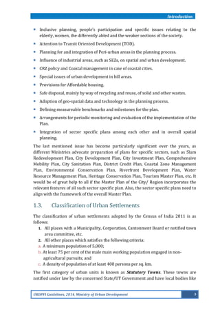 Urban and Regional Development Plan formulation and Implementation ...