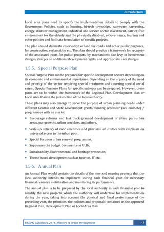 Urban and Regional Development Plan formulation and Implementation ...