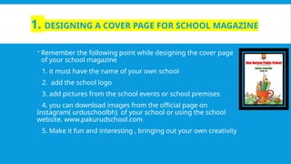 How to prepare slides to magazine- grade6.pptx