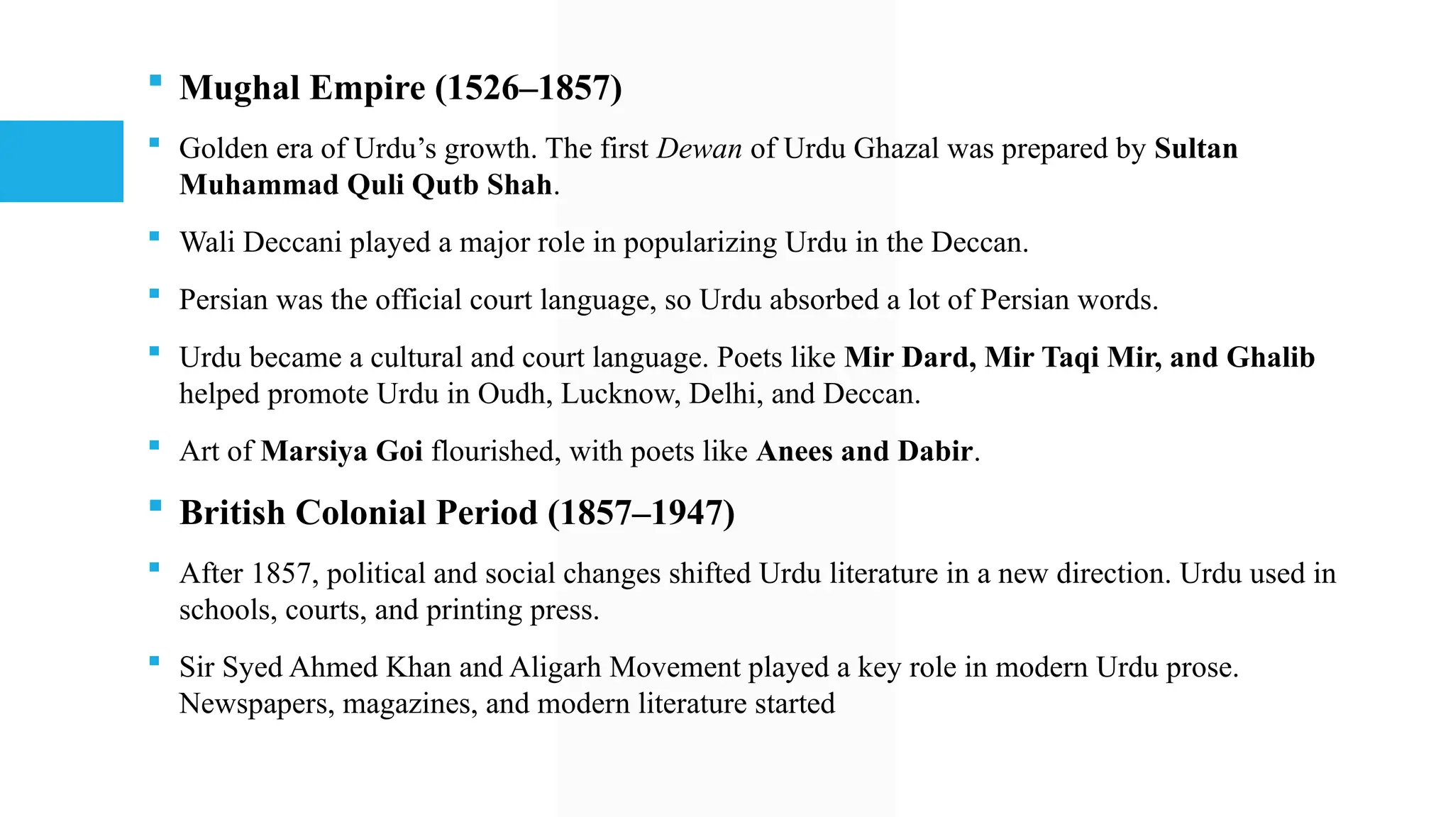 Urdu Language.pptx about culture, background | PPTX