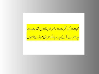 Urdu shairi | PPT