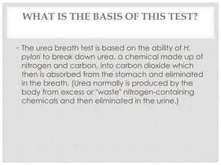 Urea breath test | PPTX