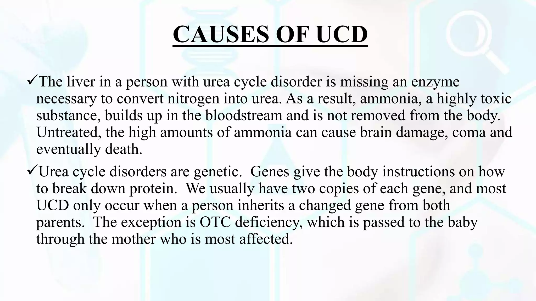 UREA CYCLE AND UREA CYCLE DISORDERS | PPTX