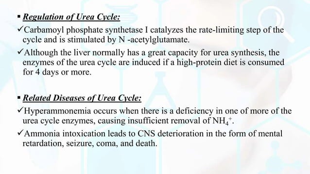 UREA CYCLE AND UREA CYCLE DISORDERS | PPTX | Chemistry | Science