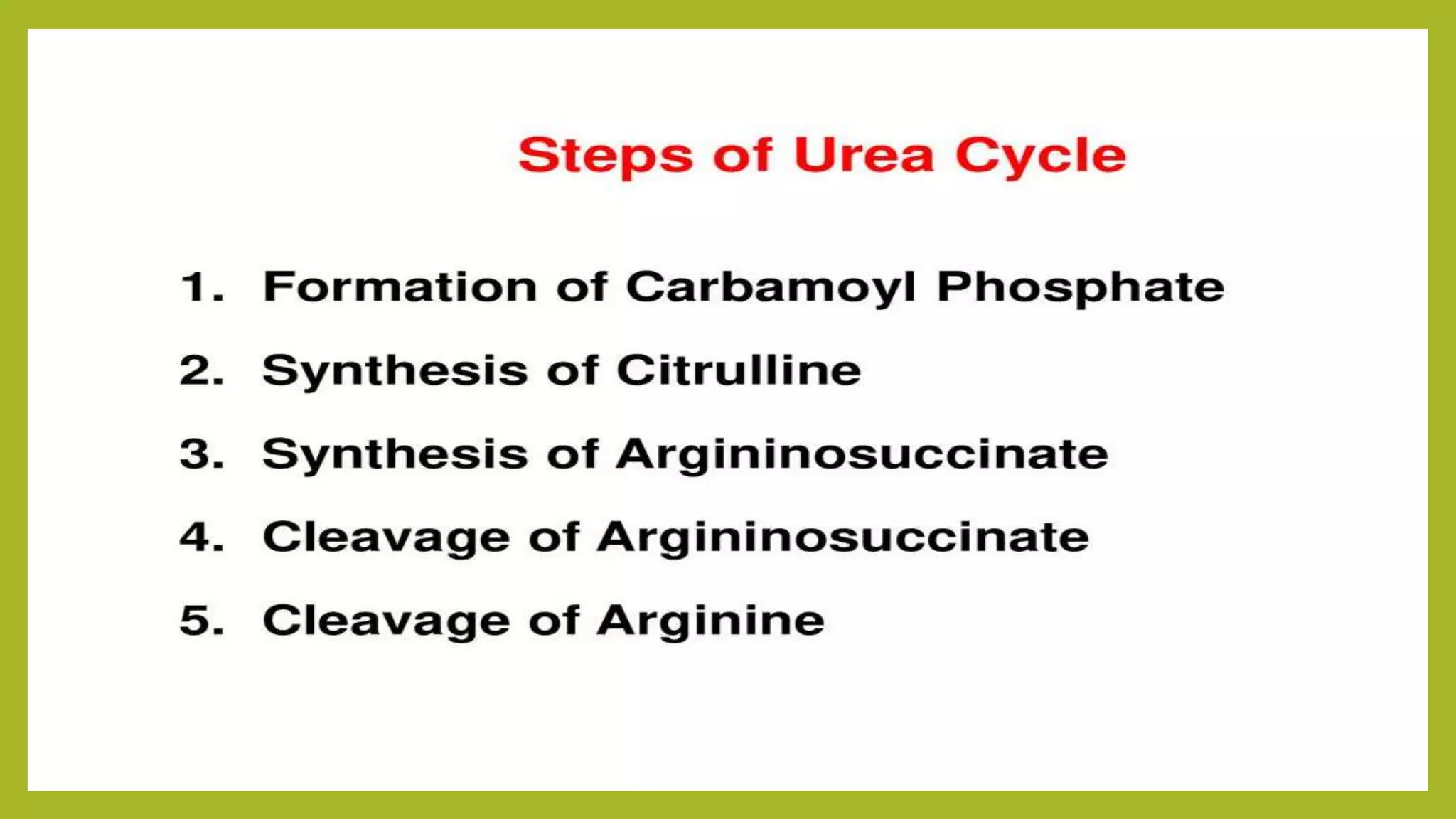 Urea cycle and disorder | PPTX