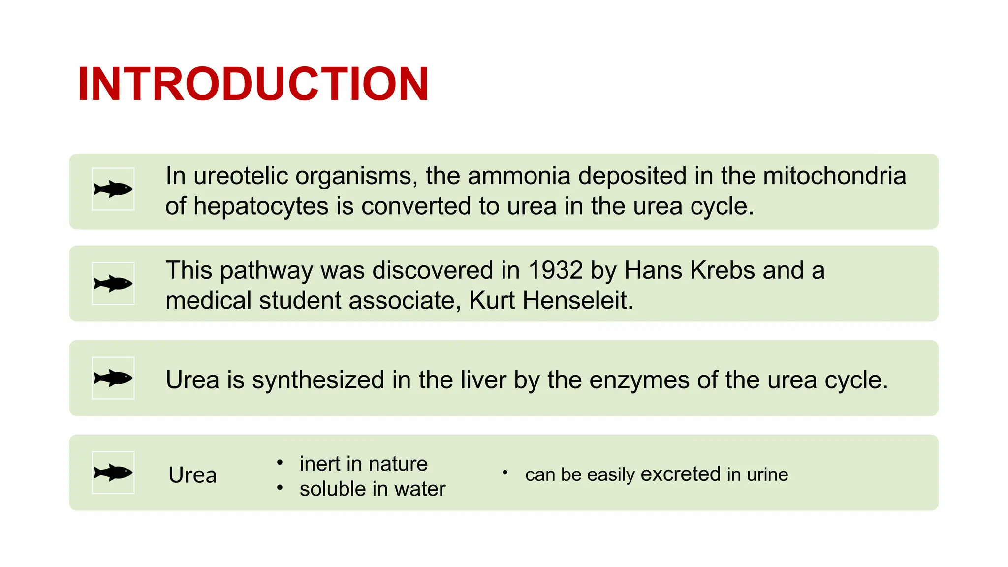 Urea Cycle in Fish PowerPoint .pptx | Chemistry | Science