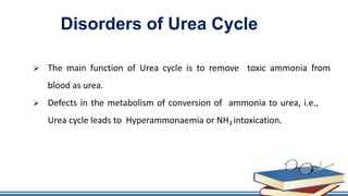 Urea cycle | PPTX