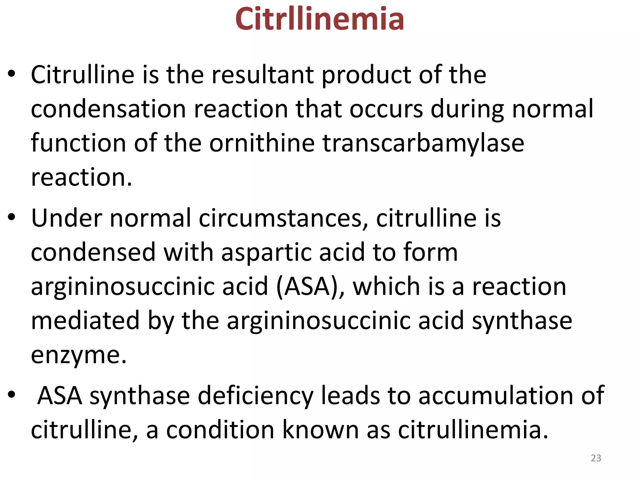 Urea cycle defect hyperammonemia | PPTX